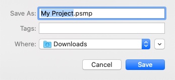 Saving a Project - PrintMaster User Guide
